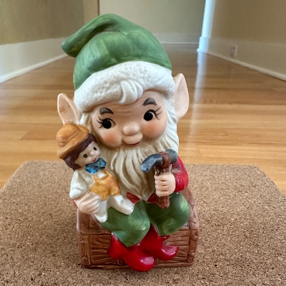Homco | Holiday | Vintage Homco 546 Christmas Elf Santas Helper Elf ...